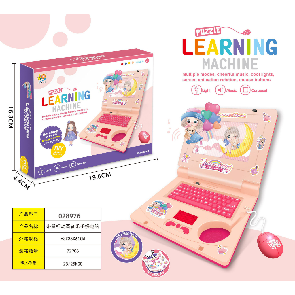 Jual [COD] Anak Mainan Laptop Mainan Mini Learning Notebook Mainan ...