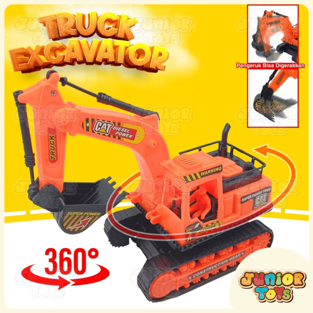 Jual Mainan Mobil Mobilan Anak Laki Excavator Truck Construction Truk ...