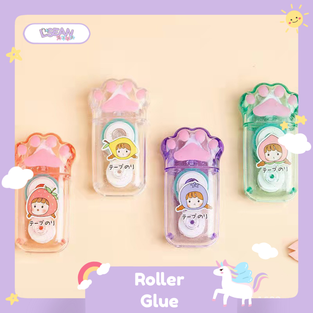 Jual ROLLER GLUE ADHESIVE DOUBLE TAPE ROLL MODEL TIPEX LEM KERTAS MINI ...