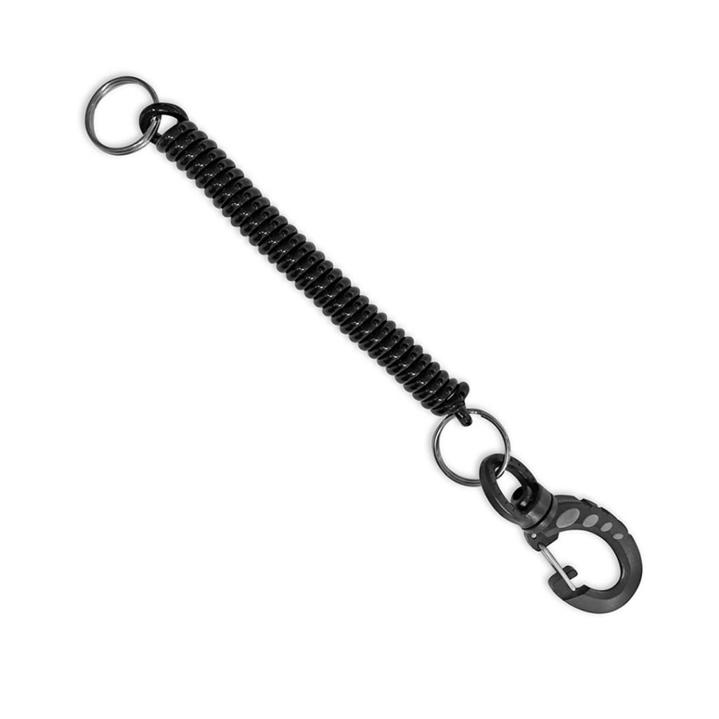 Jual Swivel Clip Shock Line Lanyard With SS Ring Scuba Diving Spiral ...