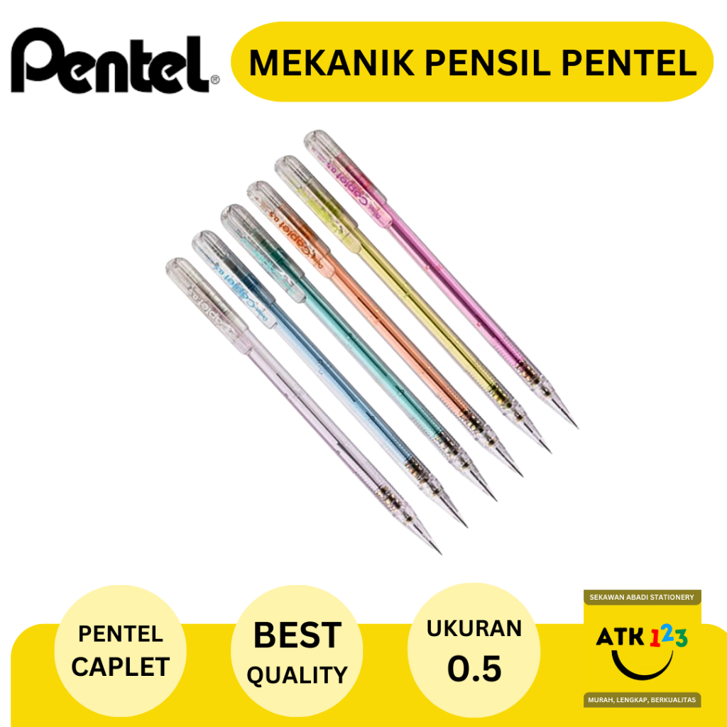 Jual Mekanik Pensil / Mechanic Pencil / Pensil Pilot Merk Pentel Caplet ...