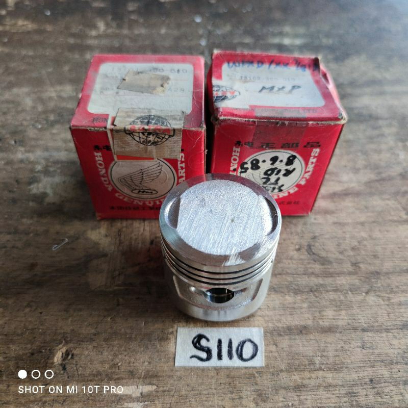 Jual Piston Only Honda S110 Benly Std 25 Original Honda Japan | Shopee ...
