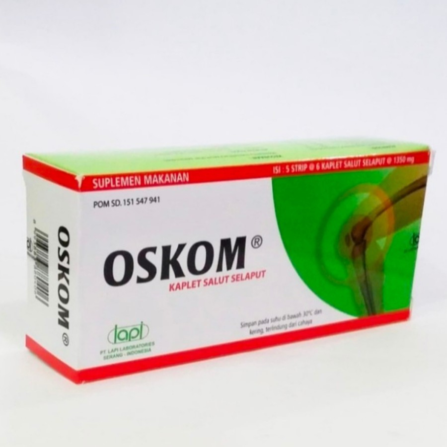 Jual Oskom 30 Tablet - Vitamin Sendi - Anti Rematik - Glukosamin 500 mg ...