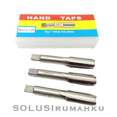 Jual SKC Hand Tap M10 X 1.25 / Mata Tap 10 X 1.25 Set 3 bh SKC / Handtap M10x1.25 | Shopee Indonesia