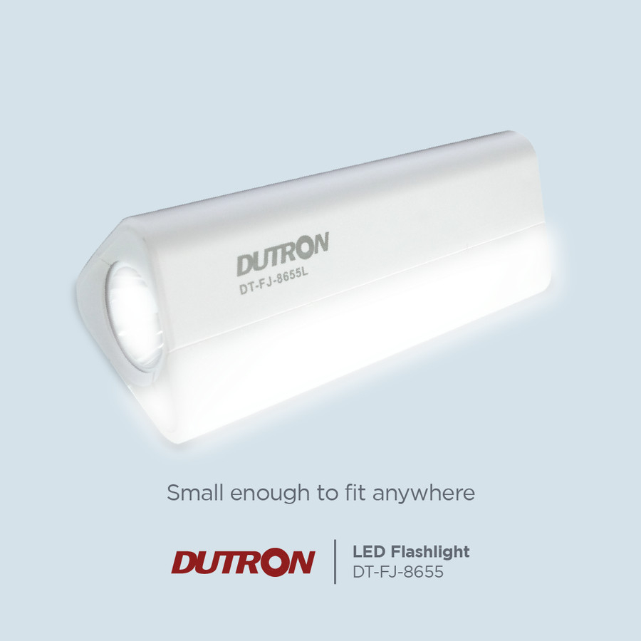 Jual DUTRON Senter Tangan Mini LED Flashlight Segitiga DT-FJ-8655L ...