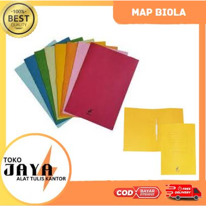 Jual StopMap Biola Map Biola 1 dus isi 50 Map bagus Warna bisa Req bisa ...
