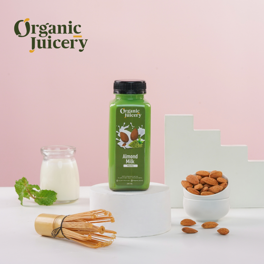 Jual Almond Milk Matcha | Susu Almond Matcha 500ml | Shopee Indonesia
