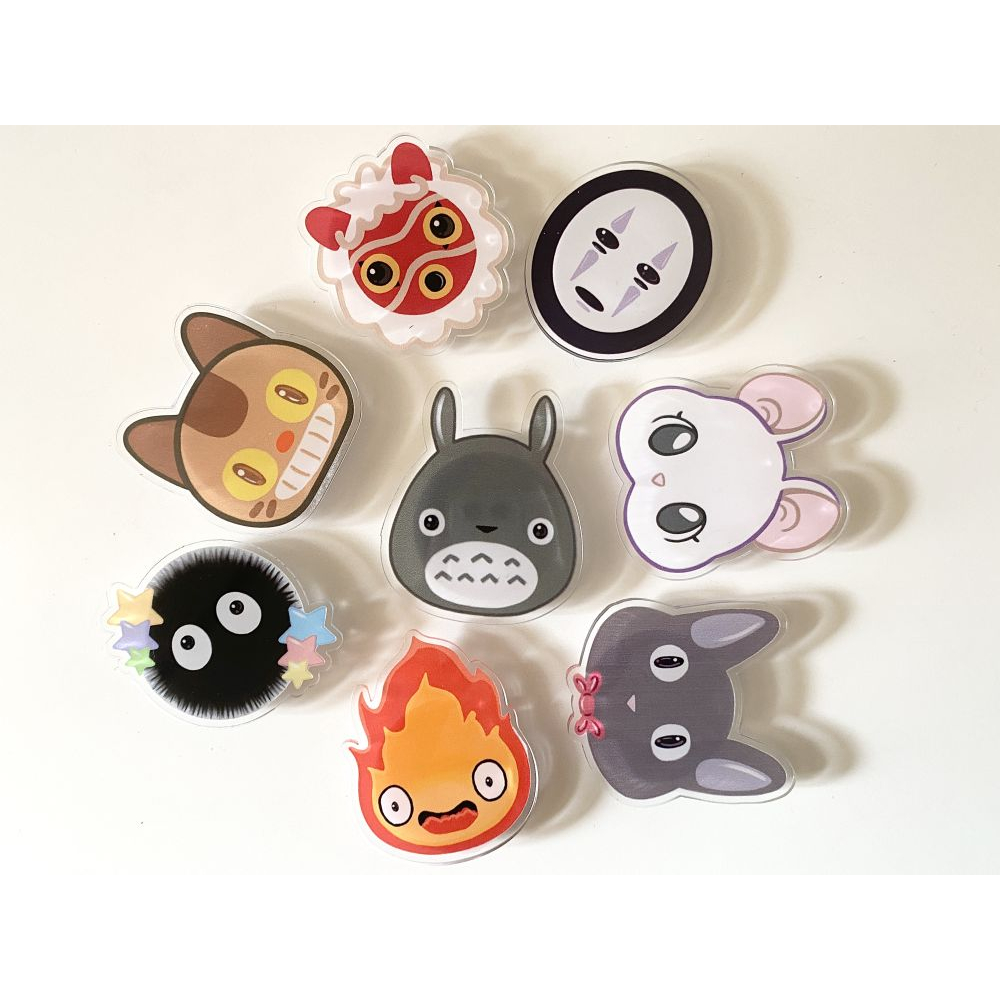 Jual LYREARTS Ghibli Acrylic Popsocket / Pop Socket / Griptok / Phone ...
