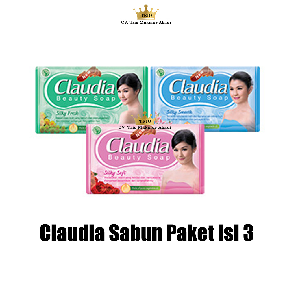 Jual Claudia Sabun Mandi 60g Paket Isi 3 pcs | Shopee Indonesia