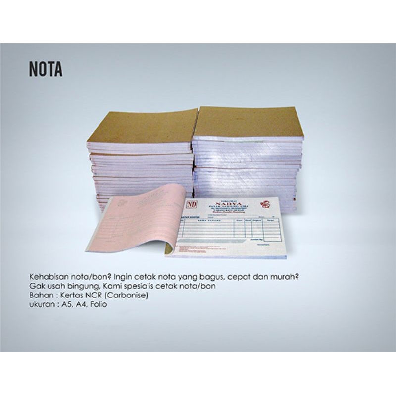 Jual Nota Pesanan | Shopee Indonesia