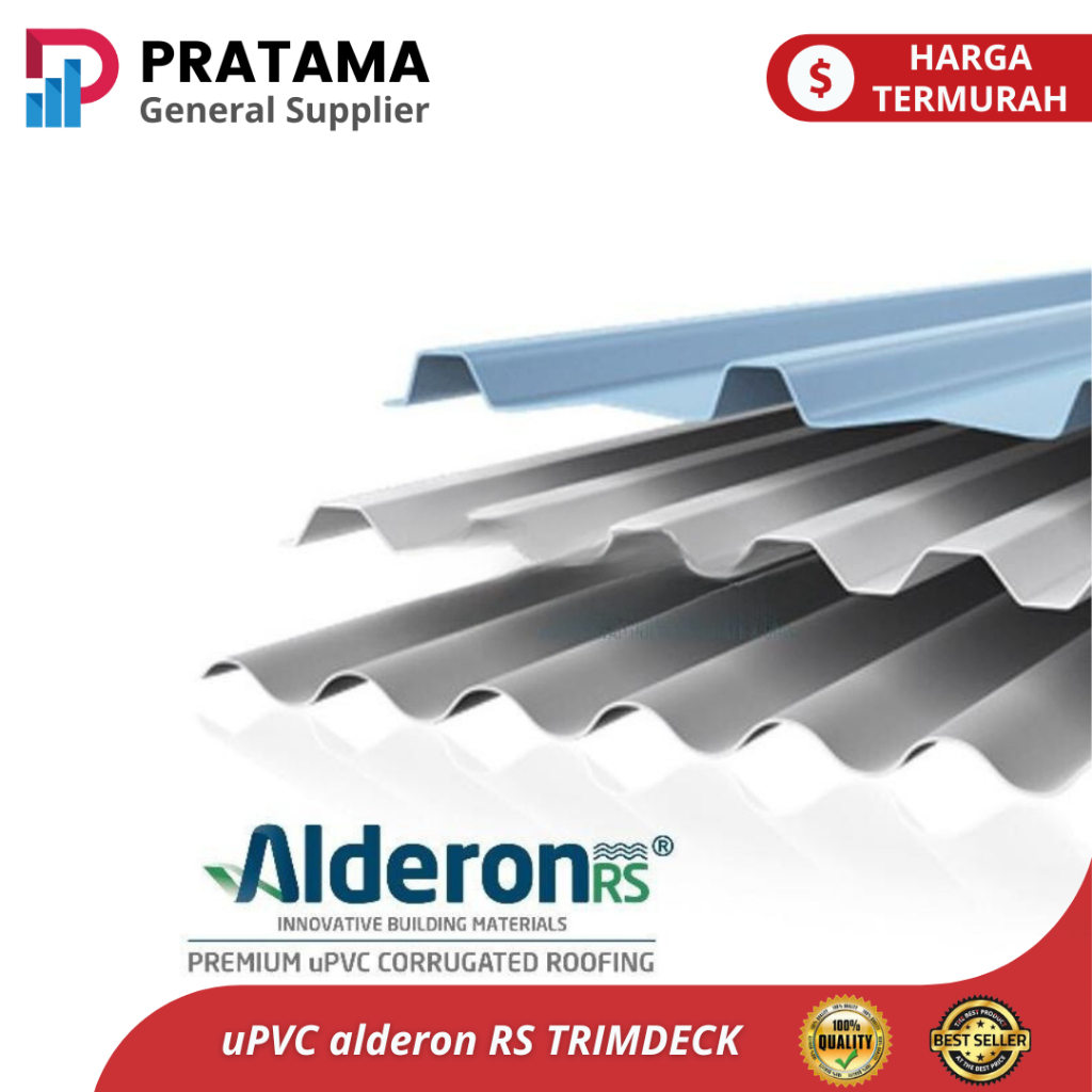 Jual atap gelombang atap uPVC Alderon RS Atap uPVC Single Layer ...