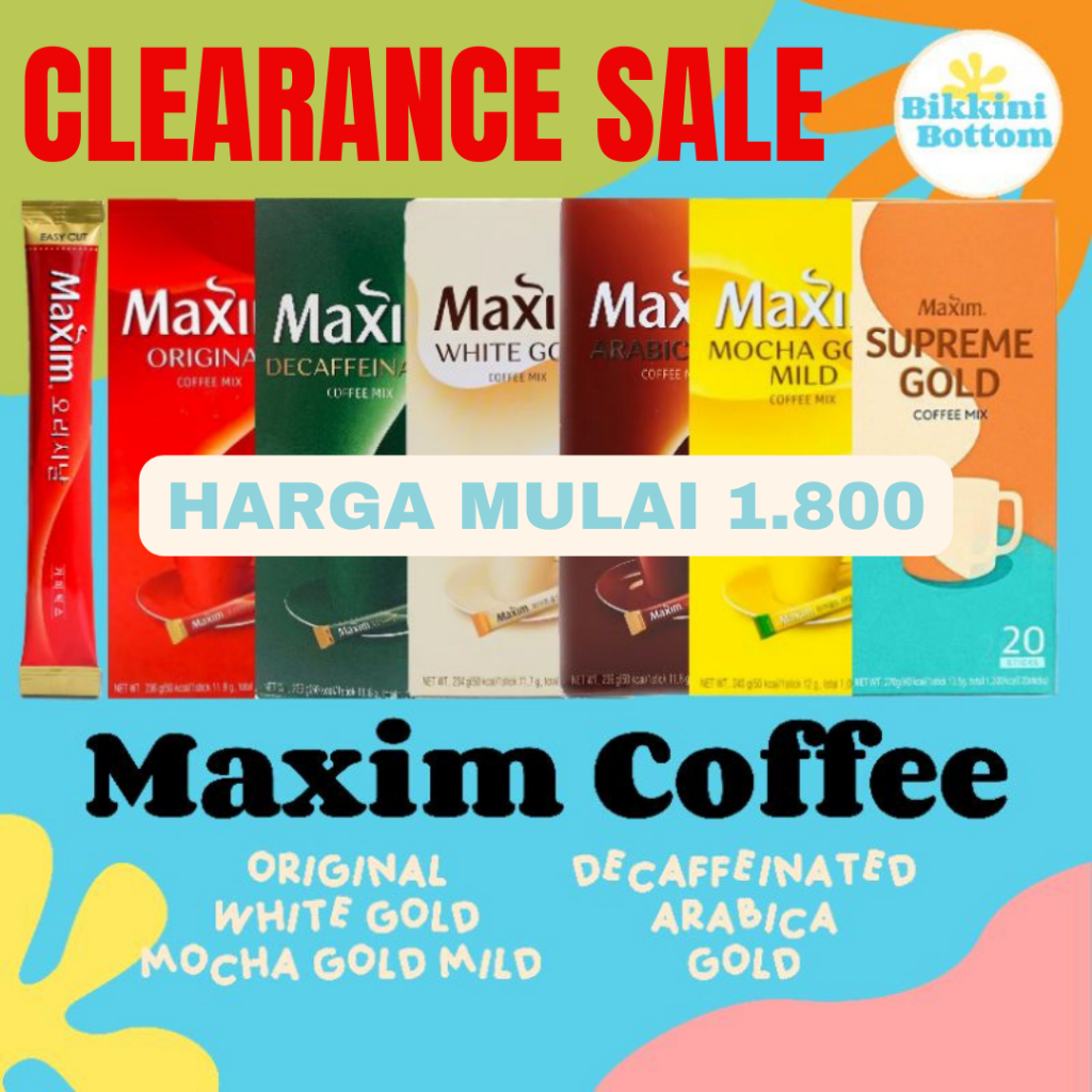 Jual Kopi Maxim Korea / Maxim Coffee Korea / Coffee | Shopee Indonesia