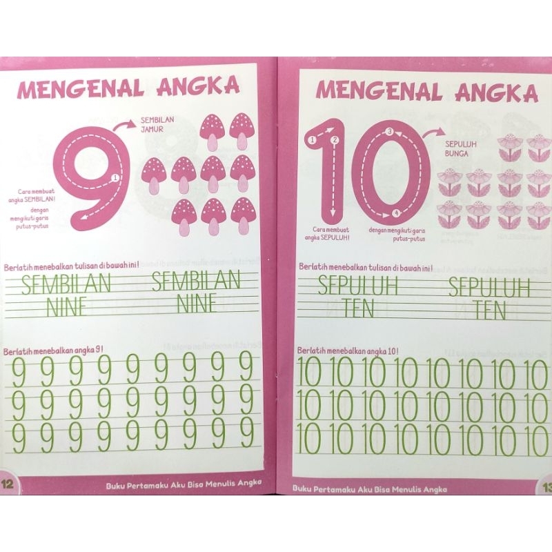 Jual Buku Anak Murah Pertamaku Aku Bisa Menulis Huruf Sambung/Angka dan ...