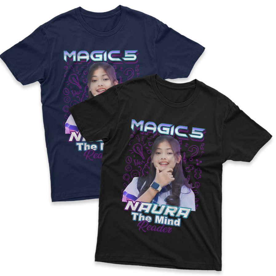 Jual Gazken - Kaos Magic 5 Naura The Mind Reader T Shirt Series ...