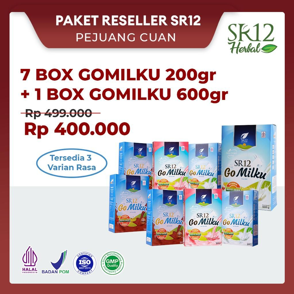 Jual Paket Reseller Gomilku SR12 (Tidak Bisa Menggunakan Voucher 20%) | Shopee Indonesia