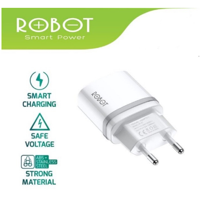 Jual Charger ROBOT RT-K7 with micro usb cable 1A ORIGINAL | Shopee ...