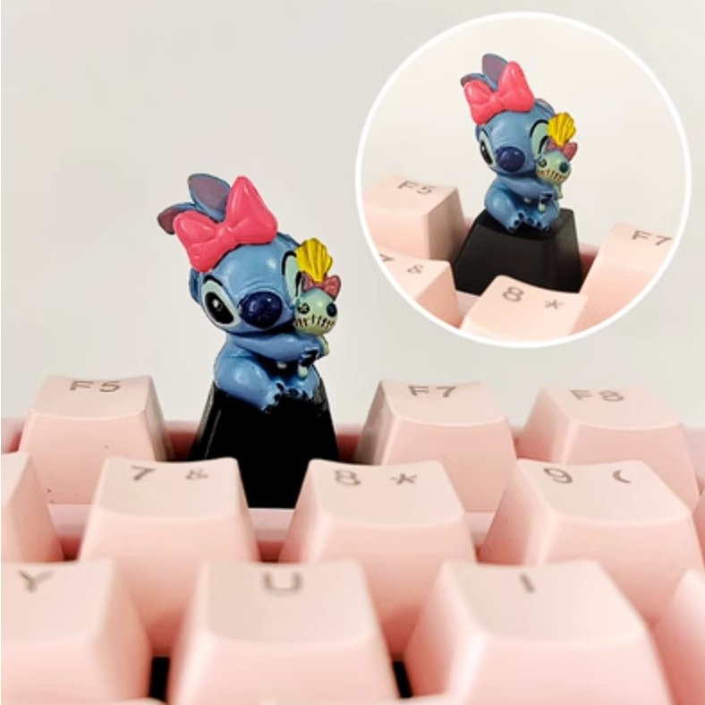 Jual Stitch Keycaps Mechanical Keyboard | MatchaLand | Shopee Indonesia