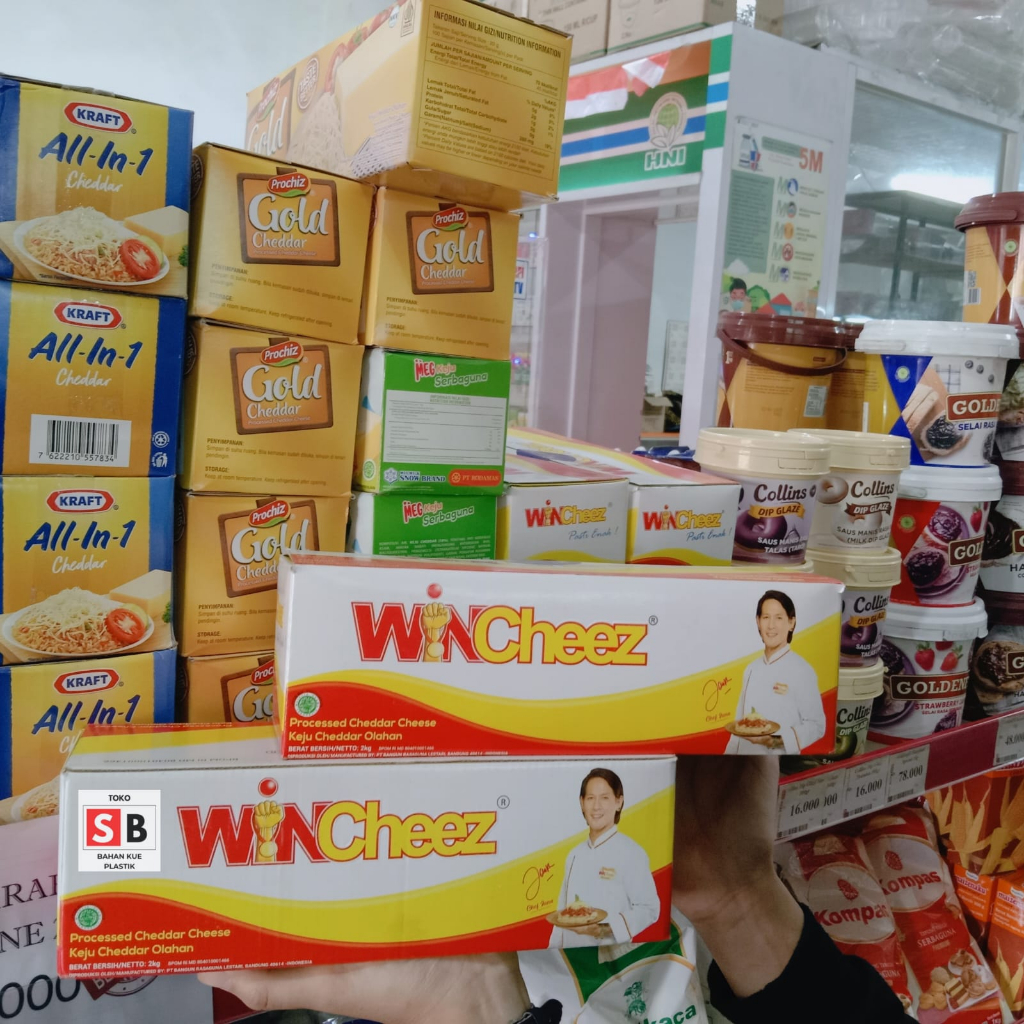 Jual KEJU CHEDDAR WINCHEESE 2KG/ KEJU CHEDDAR OLAHAN 2KG MURAH MERIAH ...