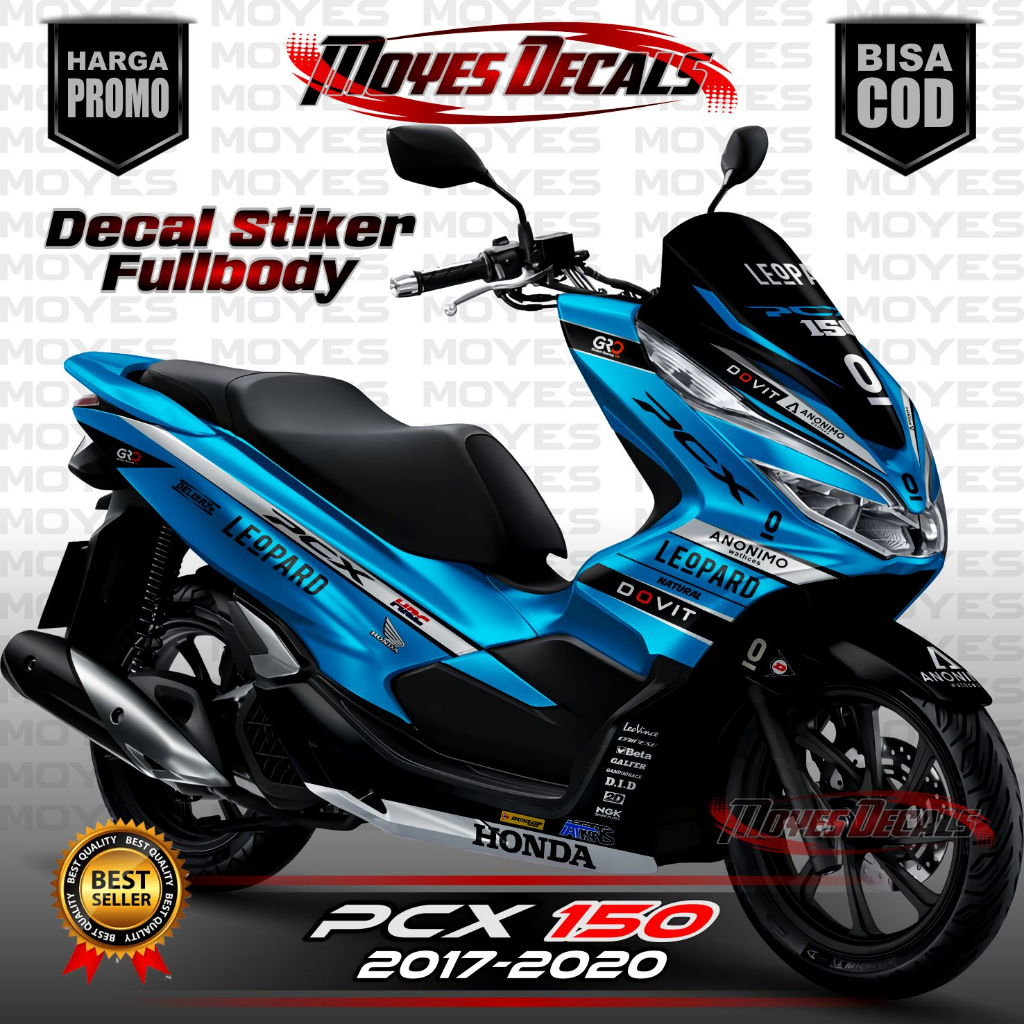Jual Decal Pcx 150 Full Body Stiker Pcx 150 Terbaru 2022 Dekal Pcx Full ...