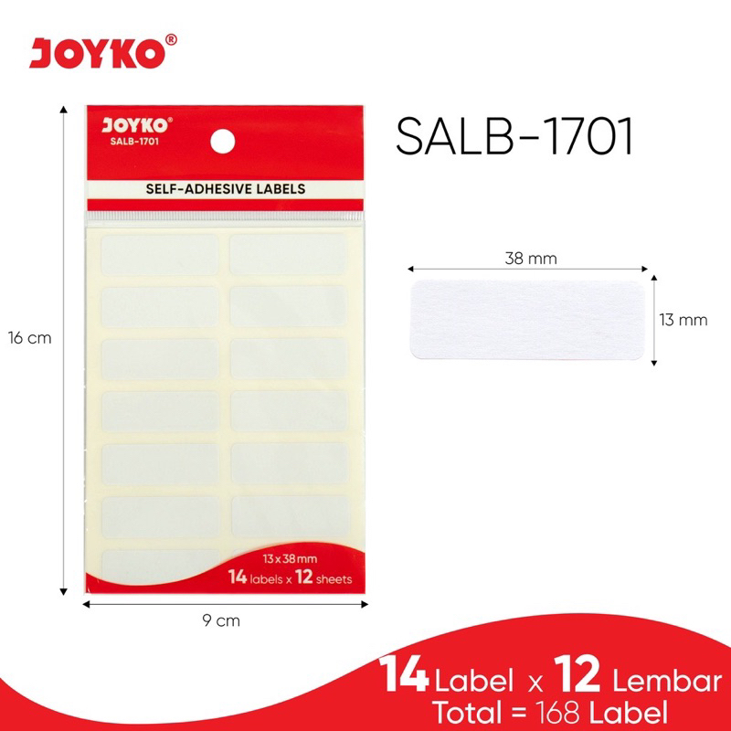 Jual Label Sticker Self Adhesive Labels Joyko | Shopee Indonesia