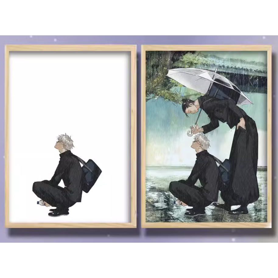 Jual Jujutsu Kaisen Gojo Satoru Geto Suguru SatoSugu Light Box Frame ...
