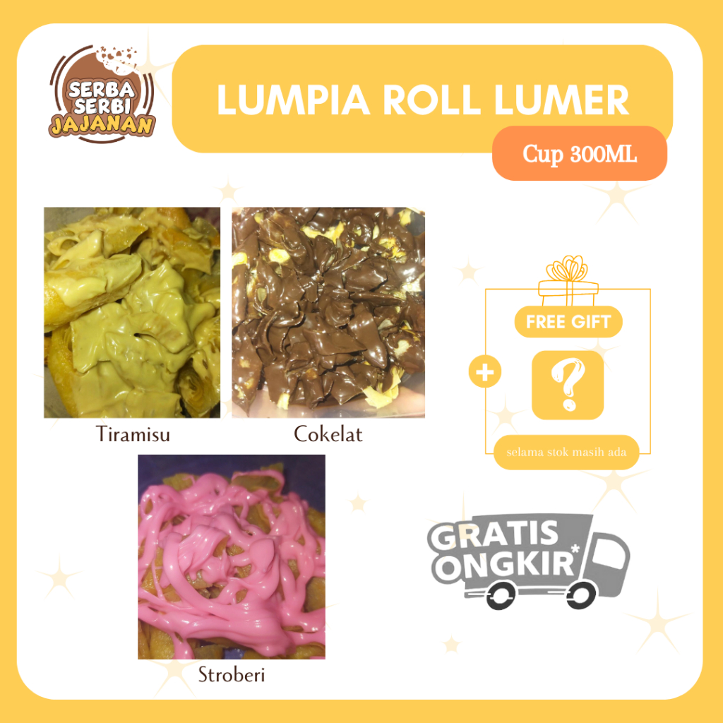 Jual [CUP 300ML] #1 LUMPIA ROLL LUMER | LUMPIA ROLL | CEMILAN LUMER ...