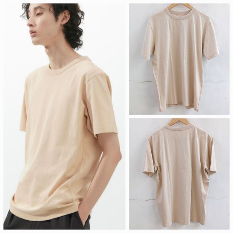 Jual UNIQLO KAOS KERAH BULAT 30 NATURAL BARU ASLI ORIGINAL | Shopee ...
