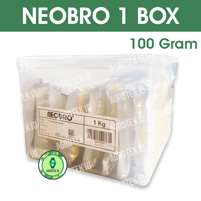 Jual Neobro 100 Gram 1 Box Isi 10 Sachet Vitamin Ayam Pedaging | Shopee ...