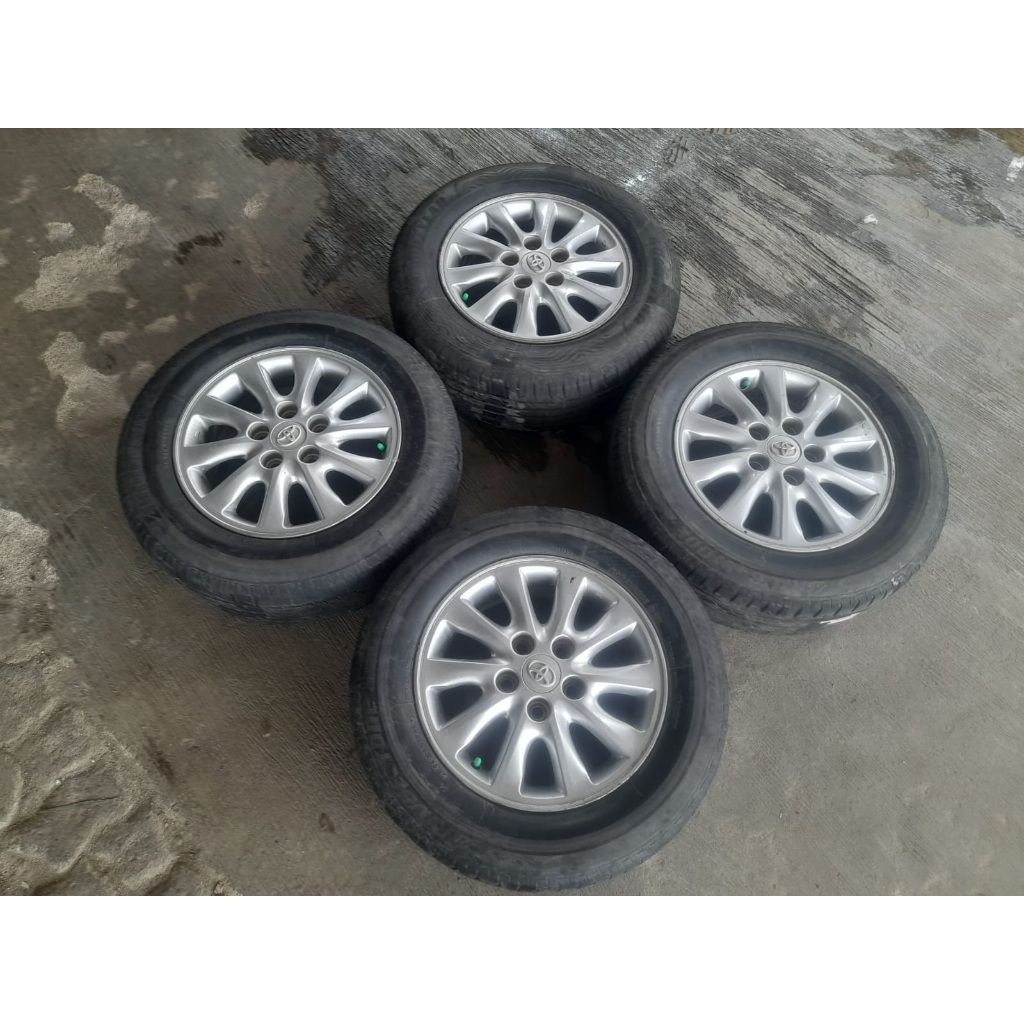 Jual VELG SECOND MOBIL STD INOVA LUXURY RING 15 HOLE 5X114 + BAN ...