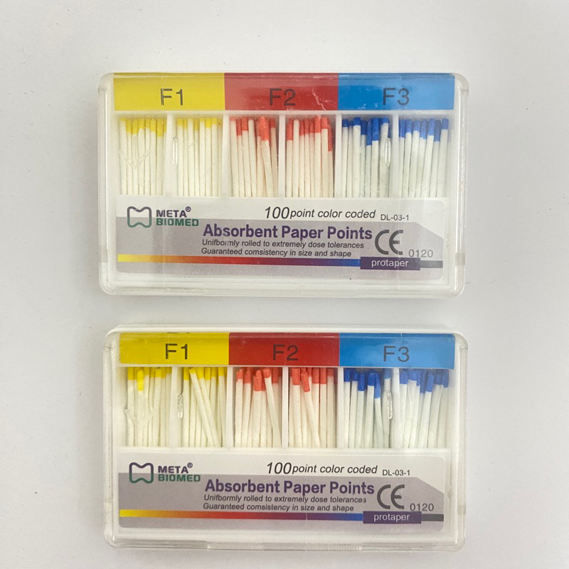 Jual Dental Paper point F1 F2 F3 / paper point protaper assorted ...