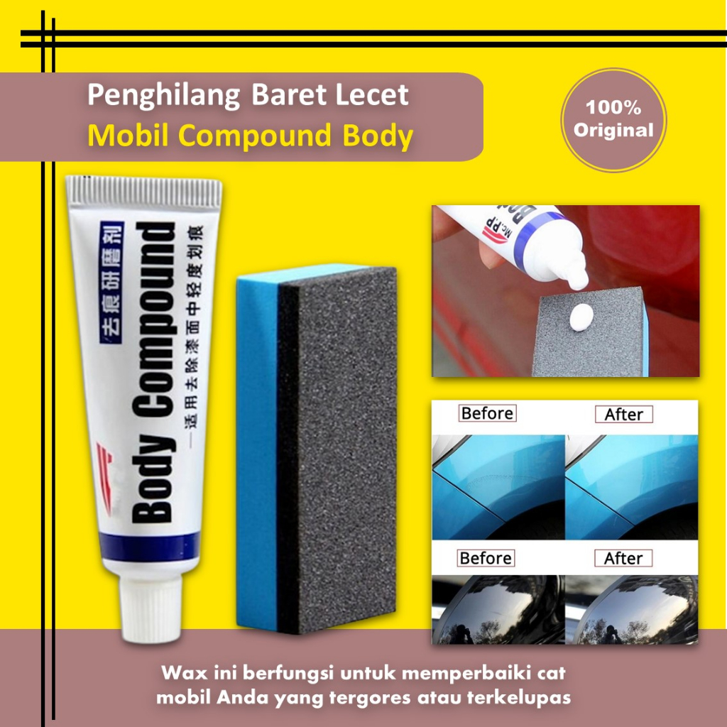 Jual Penghilang Baret Lecet Mobil Compound Body | Shopee Indonesia