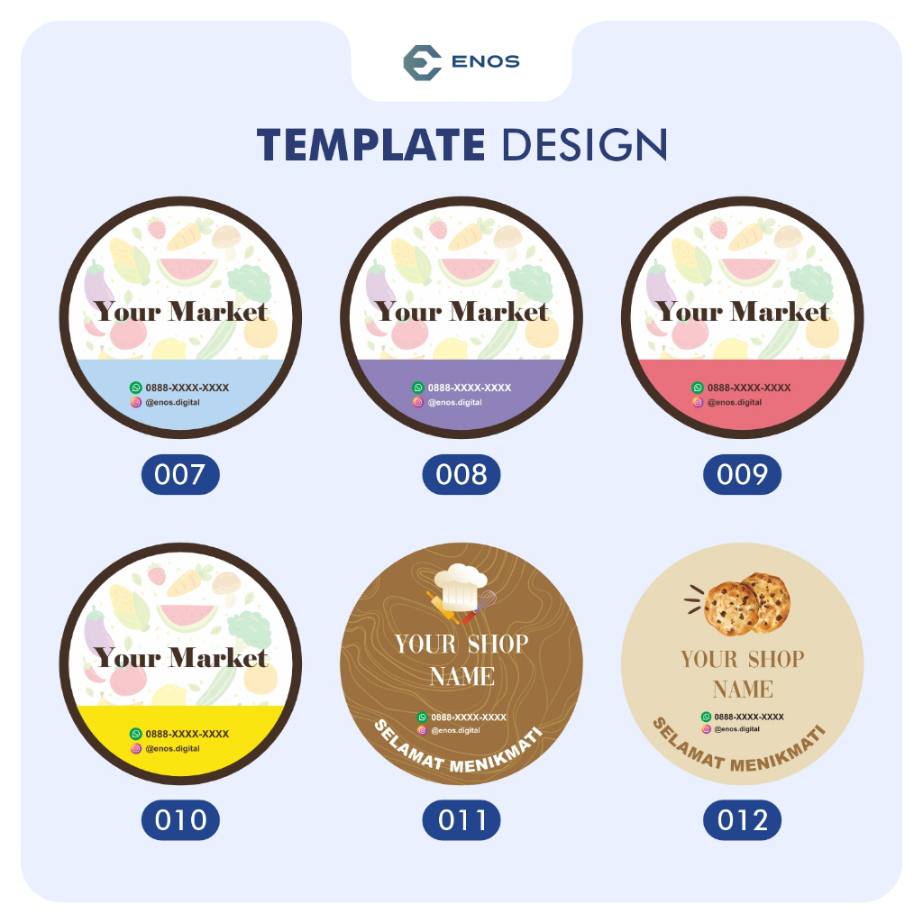 Jual STIKER / STICKER / CETAK STIKER / STICKER MAKANAN KEMASAN PRODUK ...