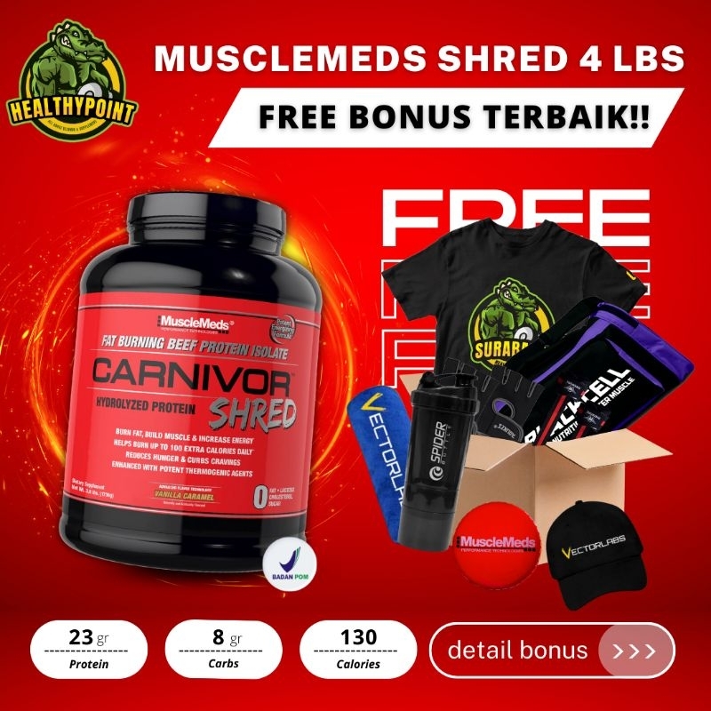 Jual Musclemeds Carnivor Shred 4,35 Lbs Hydrolyzed Beef Protein Isolate ...