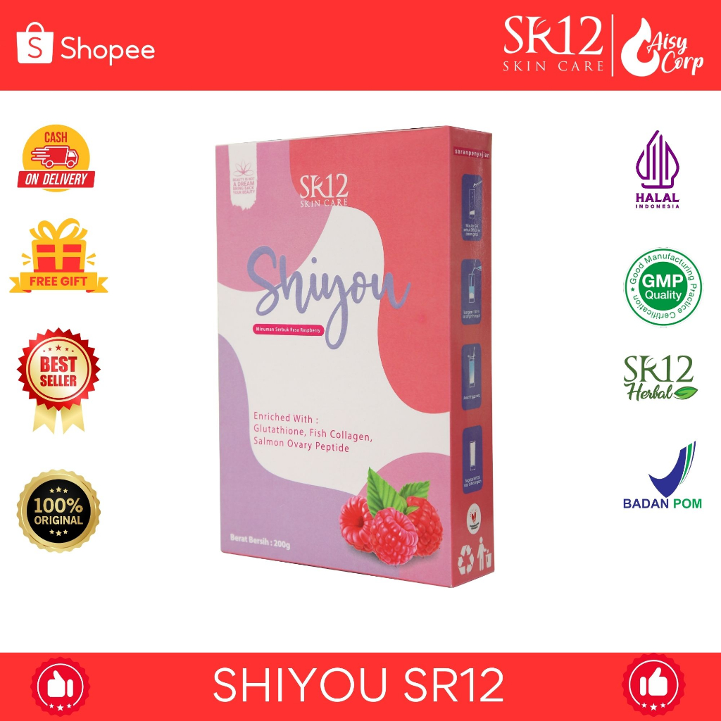 Jual SR12 Shiyou Collagen Drink DNA Salmon HALAL BPOM Minuman Kolagen | Shopee Indonesia