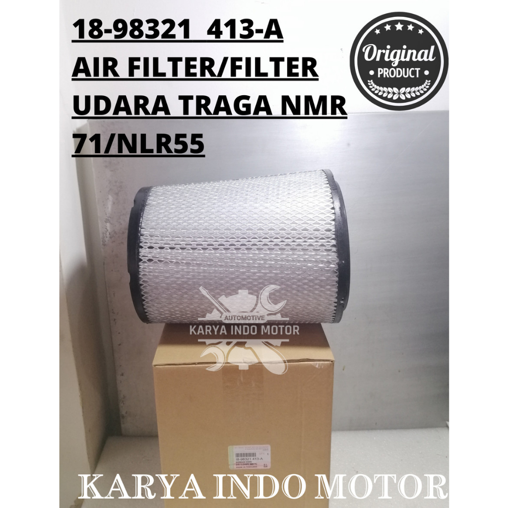 Jual AIR FILTER/FILTER UDARA TRAGA NMR 71/NLR 55 8-98321-413-A | Shopee ...