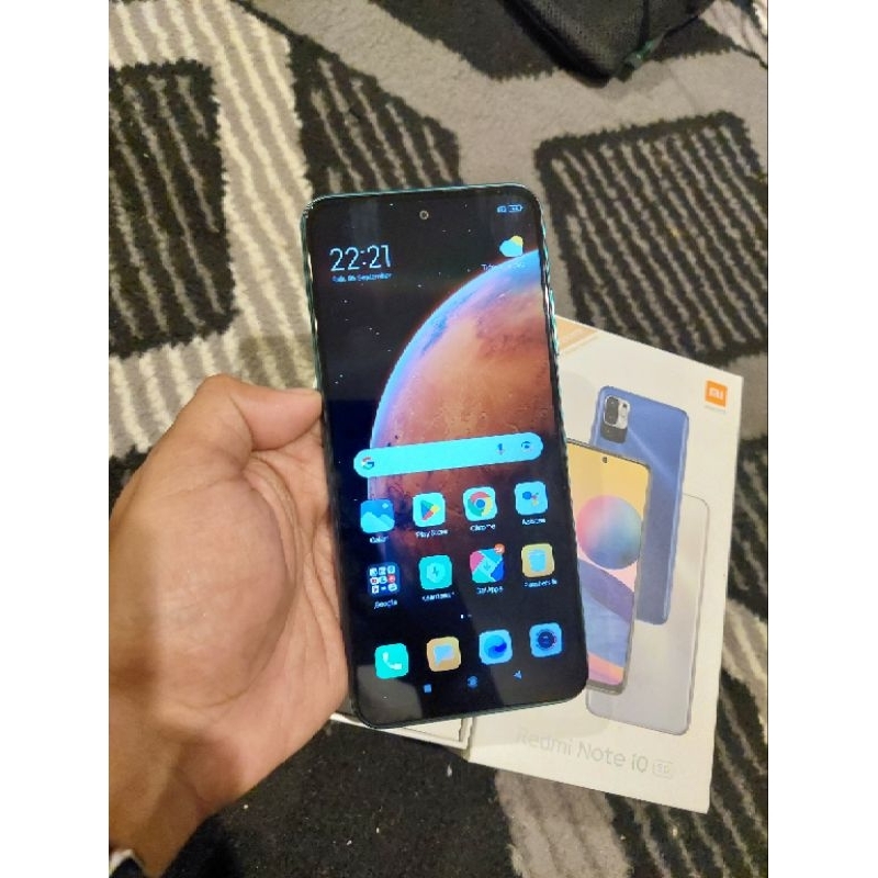 Jual Handphone Hp Xiaomi Redmi Note 10 5G 4/128 Second Seken Bekas ...