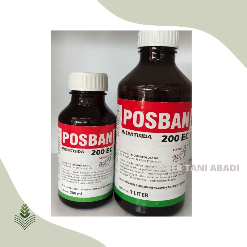 Jual POSBAN 200 EC - INSECTISIDA - ISI 1LT - SAPROTAN UTAMA | Shopee ...