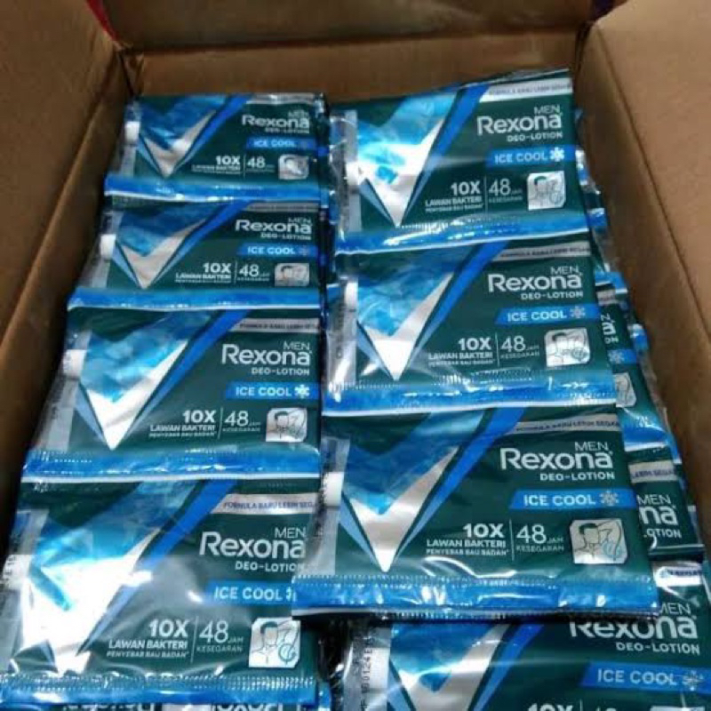 Jual REXONA MEN DEO-LOTION / REXONA MEN SASET / SACHET isi 12pcs ...