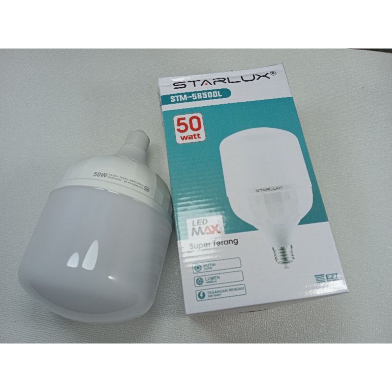 Jual LAMPU LED T JUMBO 50 WATT STARLUX CAHAYA PUTIH SNI | Shopee Indonesia