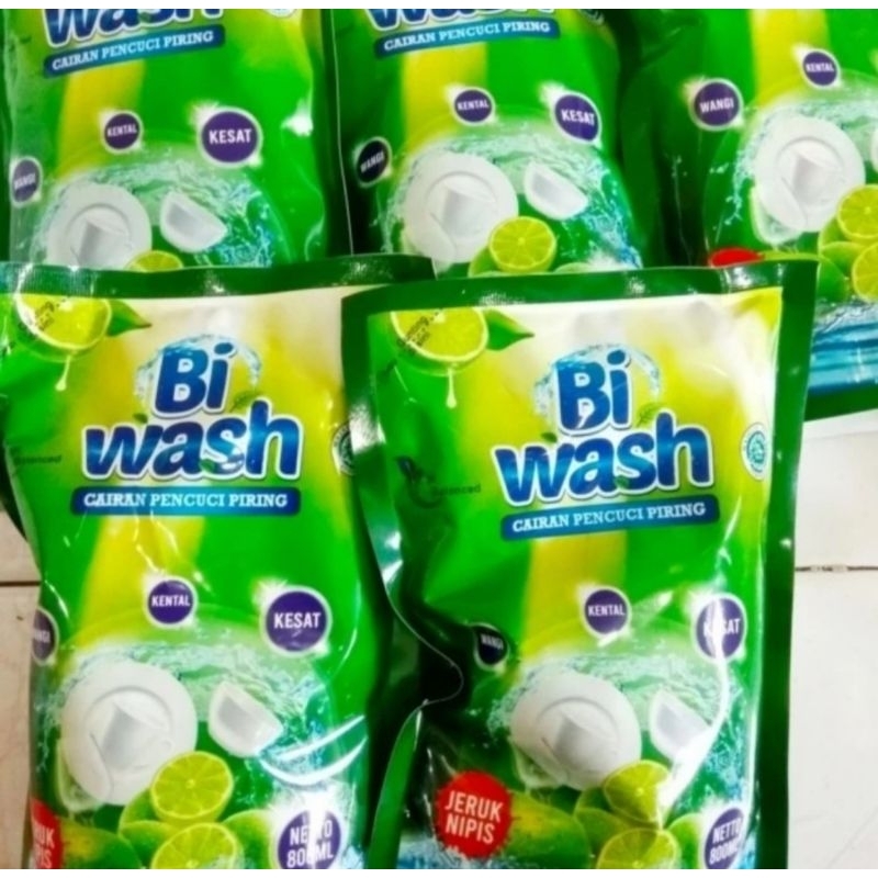 Jual Bi Wash Sabun Cuci piring refill 600 ml | Shopee Indonesia