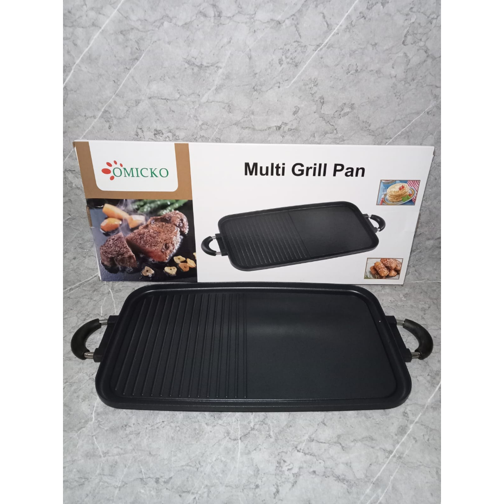 Jual OMICKO SQUARE GRILL PAN / SQUARE MULTI GRILL PAN / WAJAN PANGGANG ...