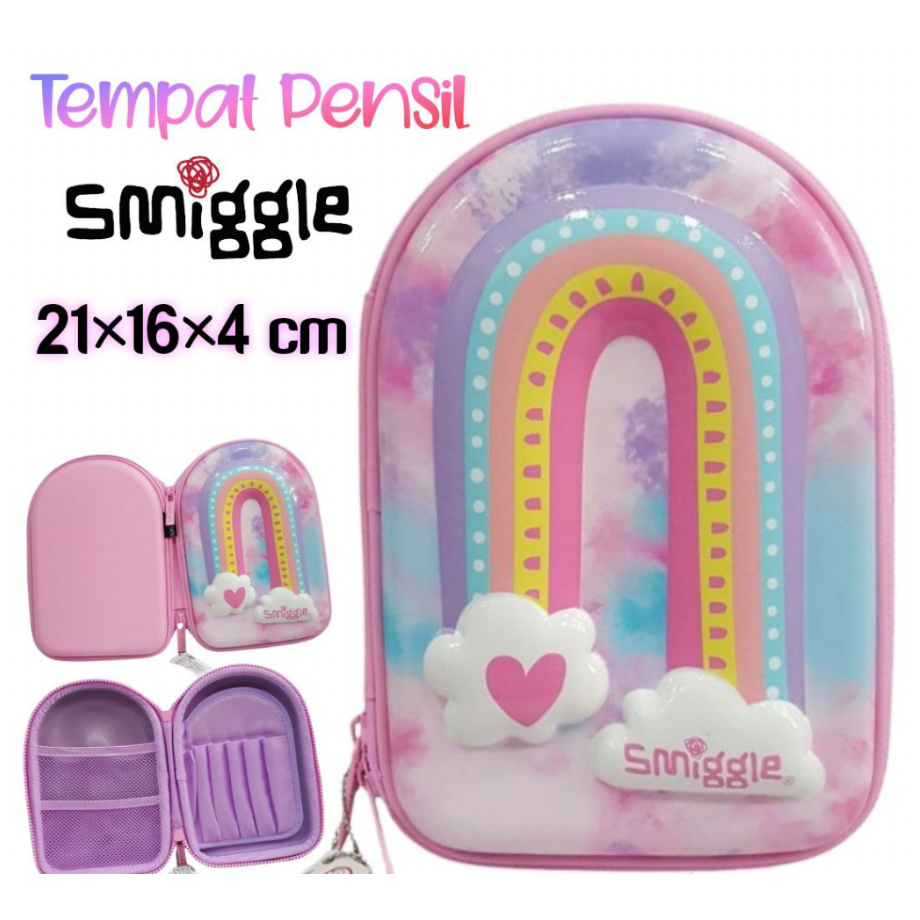 Jual Tempat Pensil Smiggle Rainbow / Tempat Alat Tulis Anak Perempuan ...