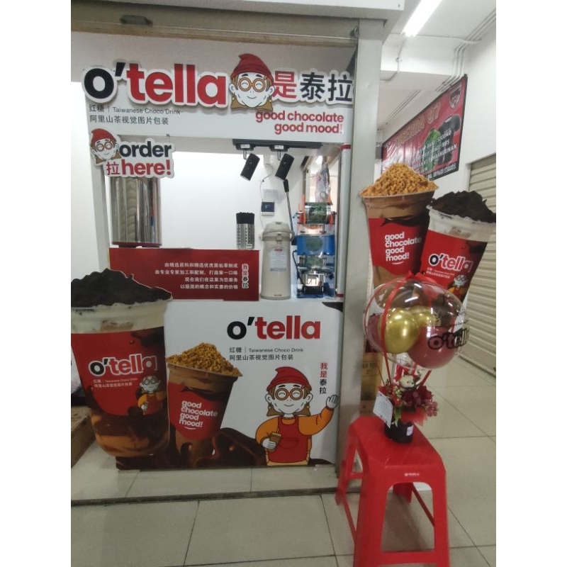Jual Oper Booth Minuman Otella + Cup Sealer sudah lengkap semua ...