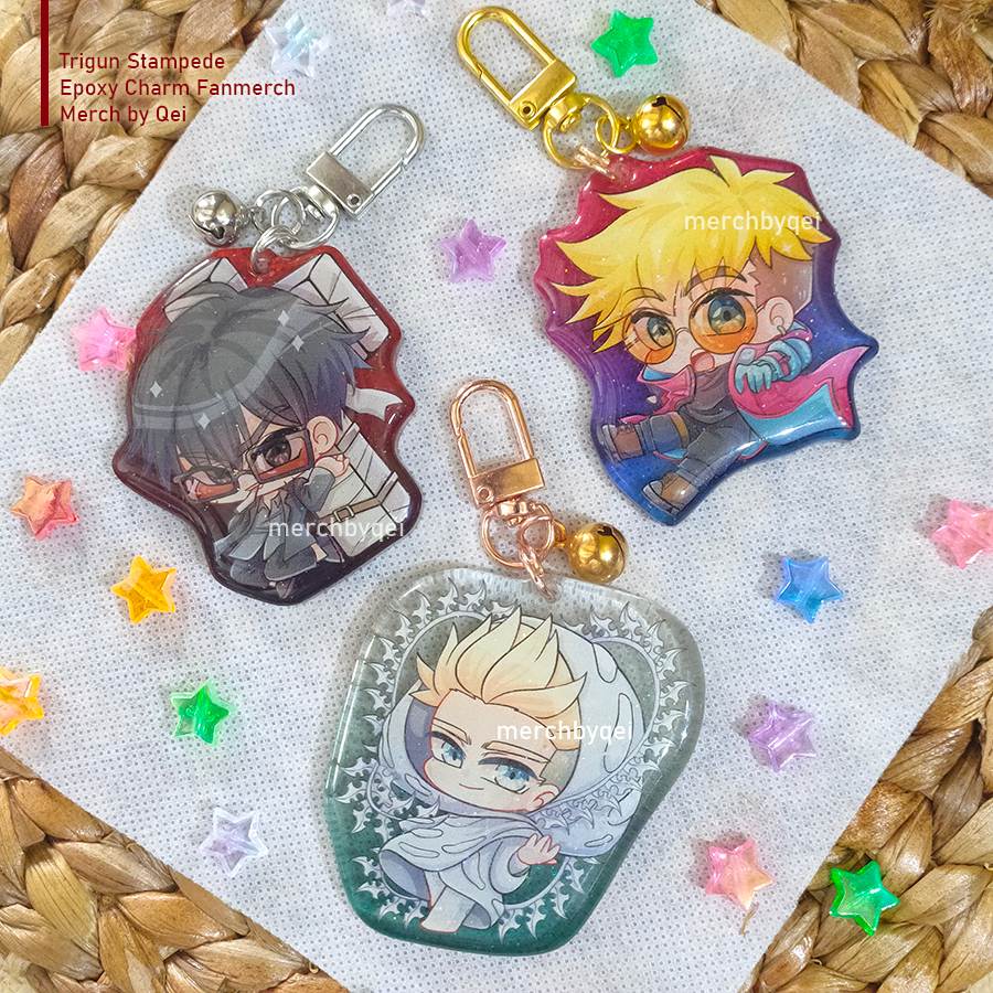 Jual Epoxy Charm Trigun Stampede Fanart Merchandise - MERCH BY QEI ...
