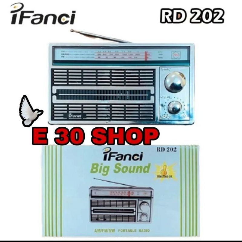 Jual RADIO JADUL RD 202 IFANCI INTERNASIONAL3 BAND FM/ AW /SW | Shopee ...