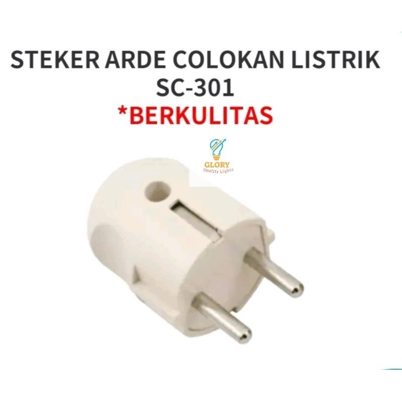 Jual Steker Arde CAHAYA SC -301/ Colokan Bulat | Shopee Indonesia