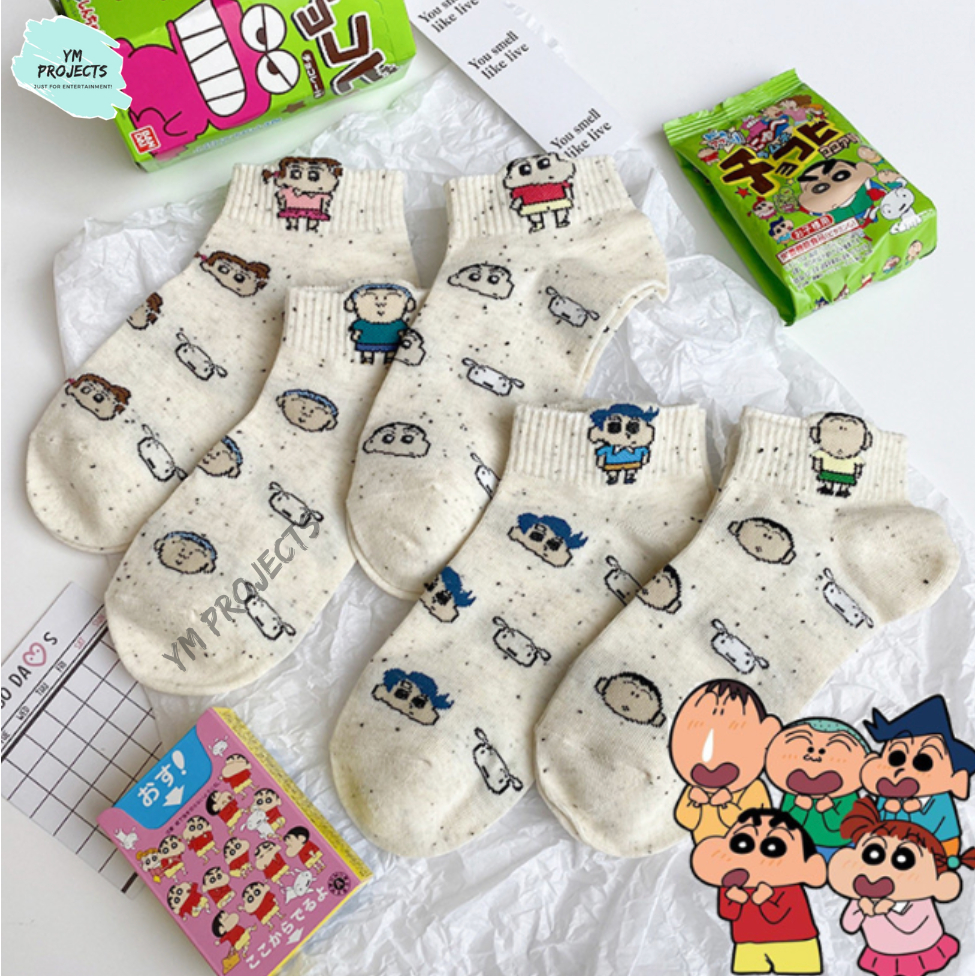 Jual [YM Projects] Kaos Kaki Mata Kaki Crayon Shinchan / Kaos Kaki ...