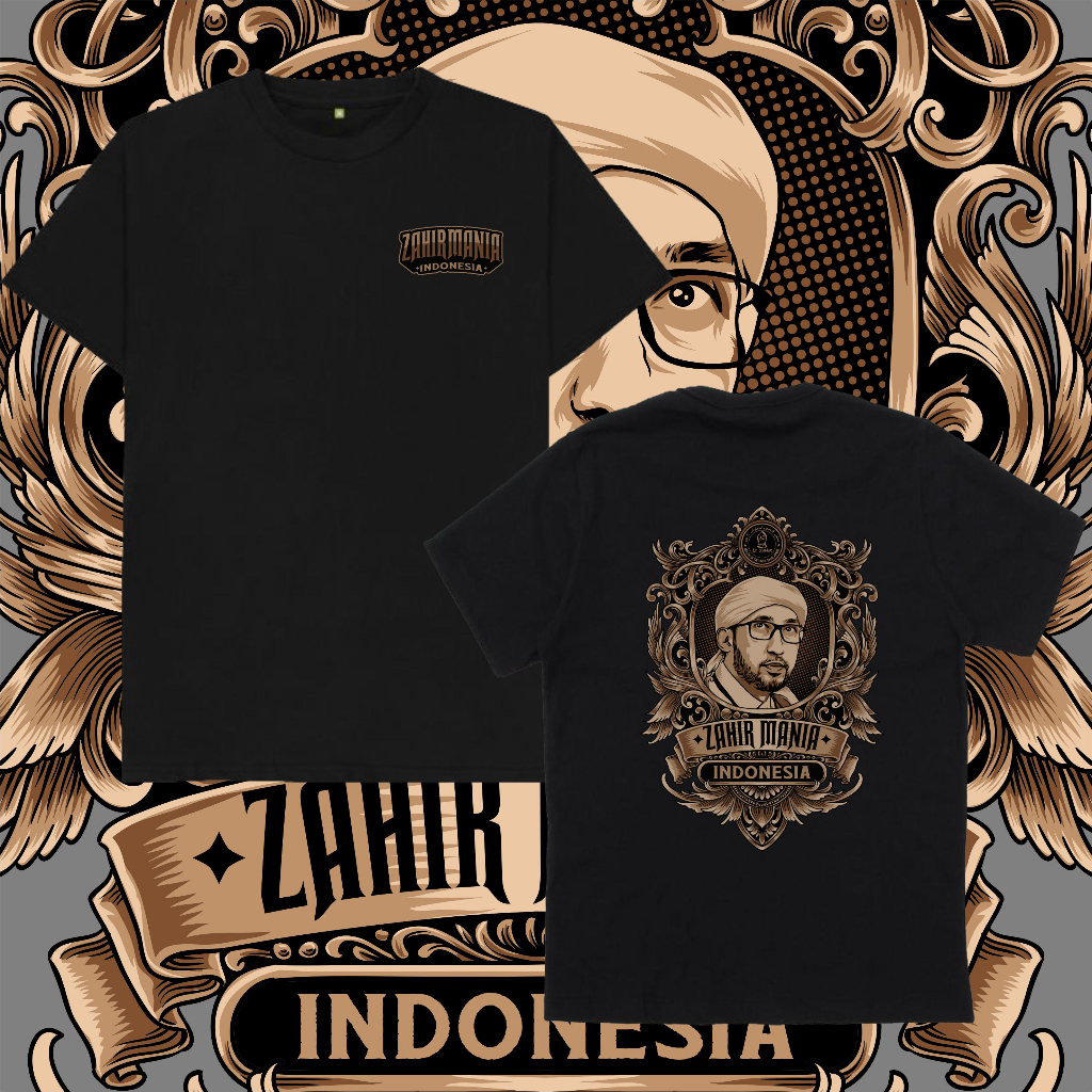 Jual Kaos Baju Mafia Sholawat AZ Zahir Mania Tshirt Premium | Shopee ...