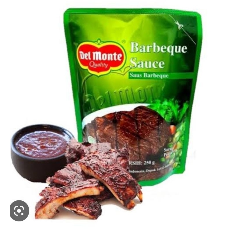 Jual Delmonte saus barbeque 250gr | del monte saos BBQ | Shopee Indonesia