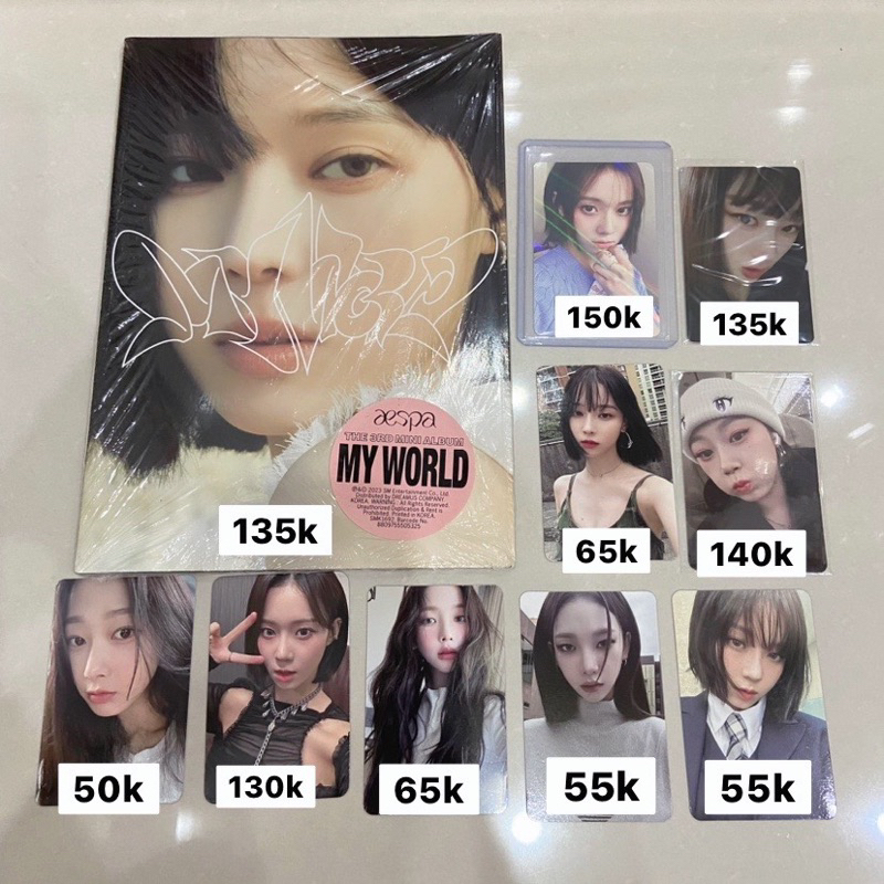 Jual Aespa My World Pob Withmuu Bandina Smstore Muplant Ktown Intro